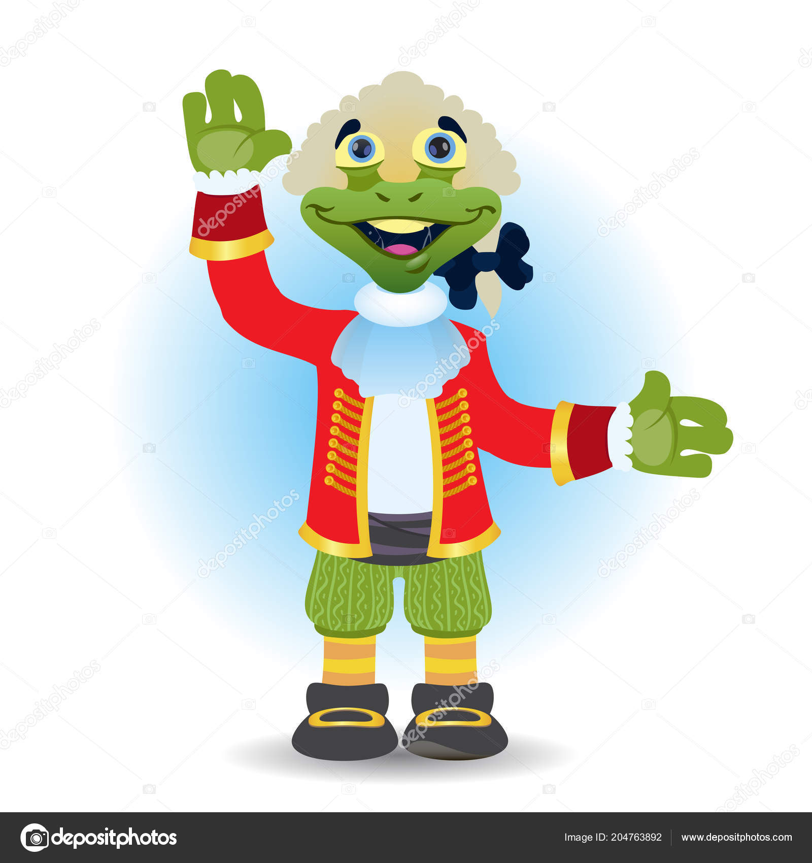 Mock Turtle Isolated White Background Stock Vector by ©filkusto 204763892