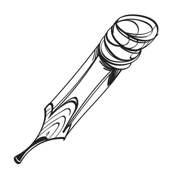 Daga ilustración para colorear. Plantilla para tatuaje . Vector de ...