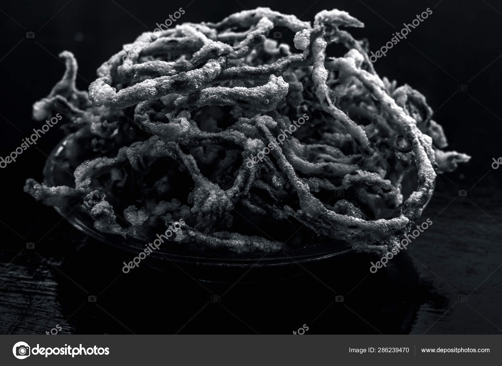 Famoso Plato Indio Gujarati Snack Patata Sagú Chakli Bola Sabudana ...
