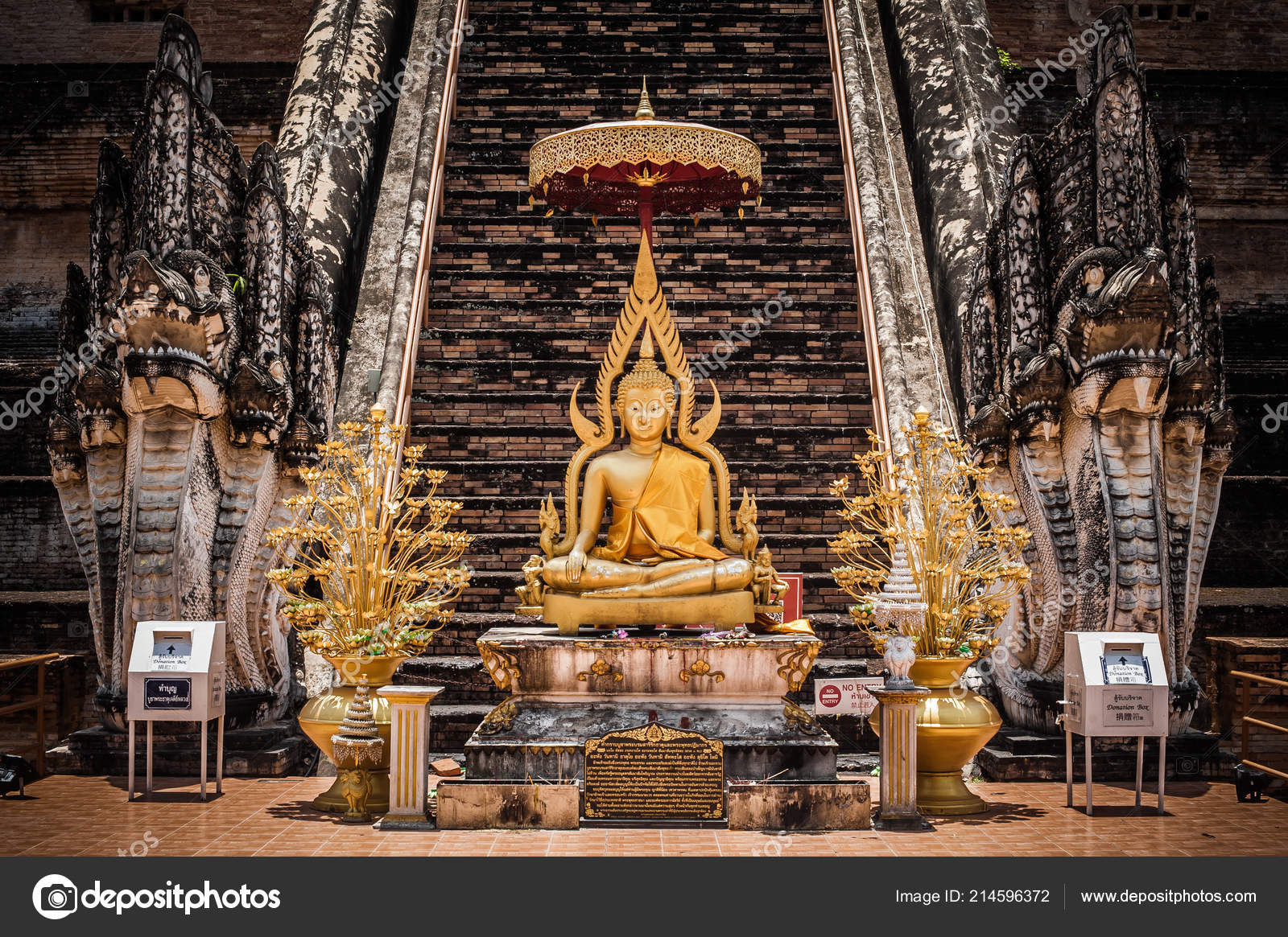 Chiang Mai Thailand Circa May 2018 Buddha Statue Buddhist Temple — Stock Editorial Photo ...