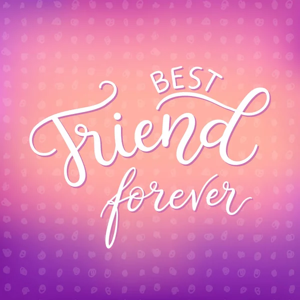 Best friends forever Vector Art Stock Images | Depositphotos