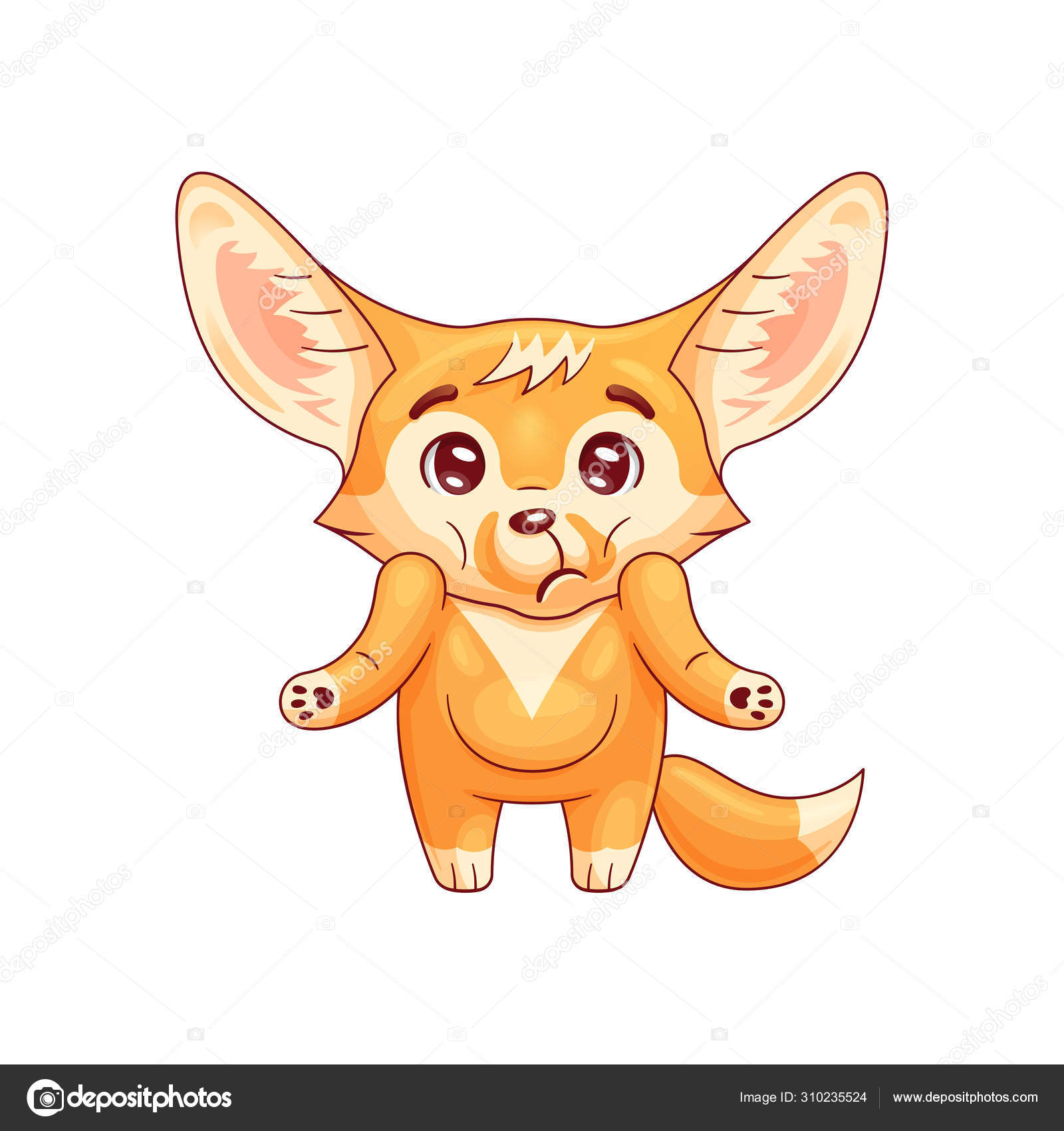 Fennec Fox Baby Drawings
