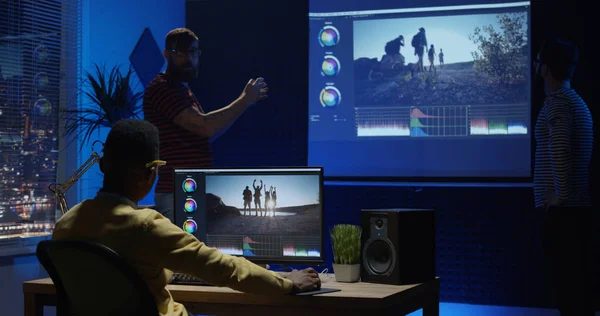 Video Editing Room Setup