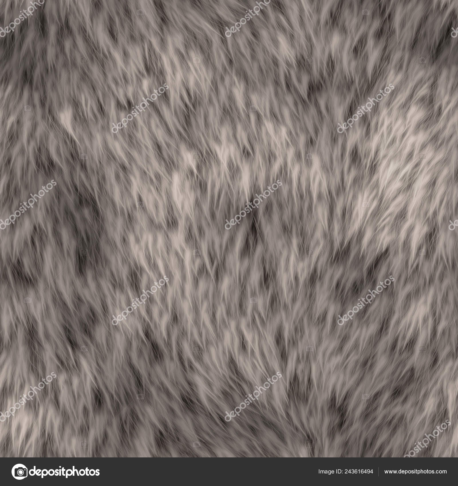 Gray Fur Texture Seamless Texture Background Fabric Fur Texture Stock ...