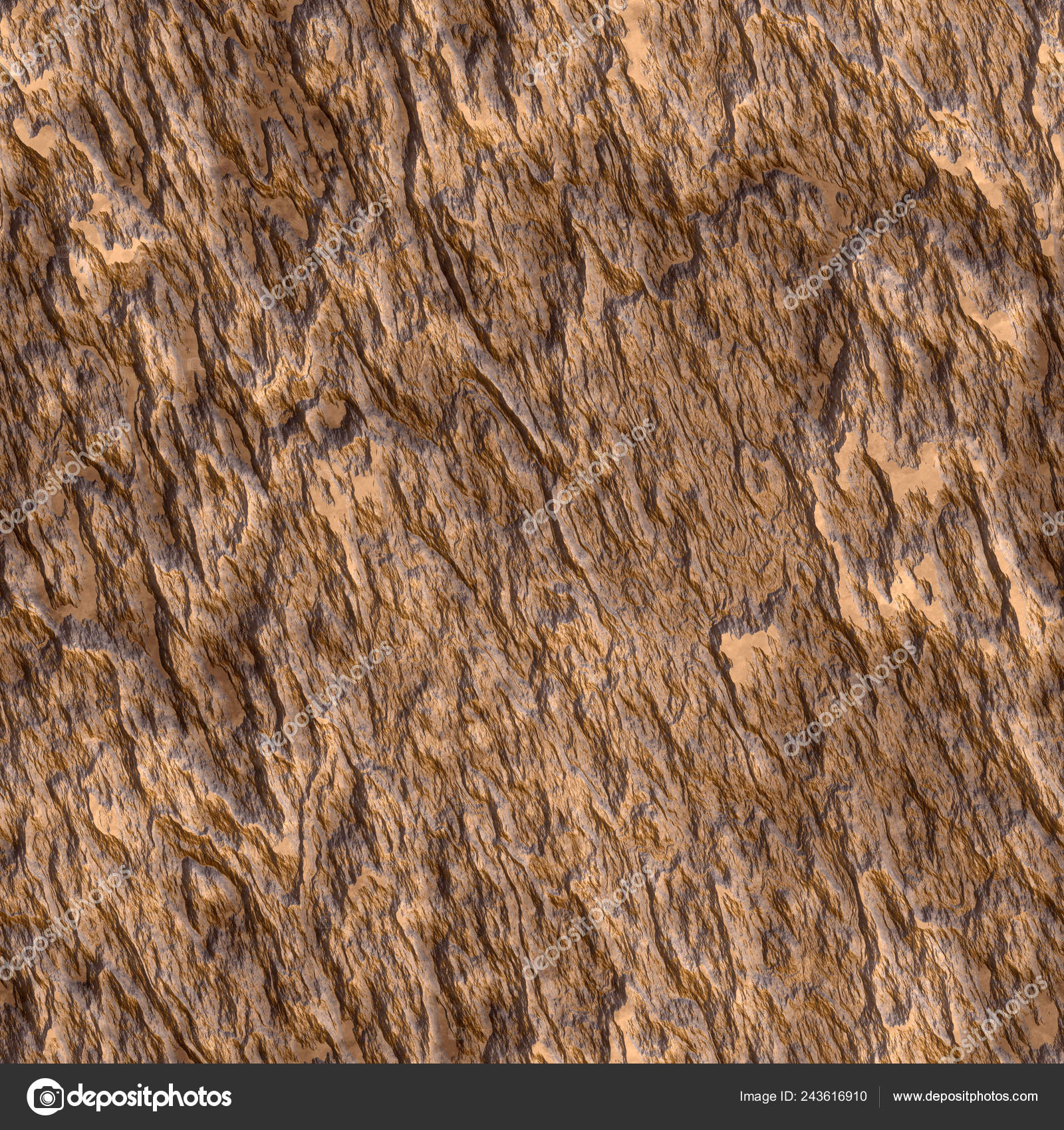 Seamless Texture Stone Rock Brown Stone Pattern Stock Photo by ...