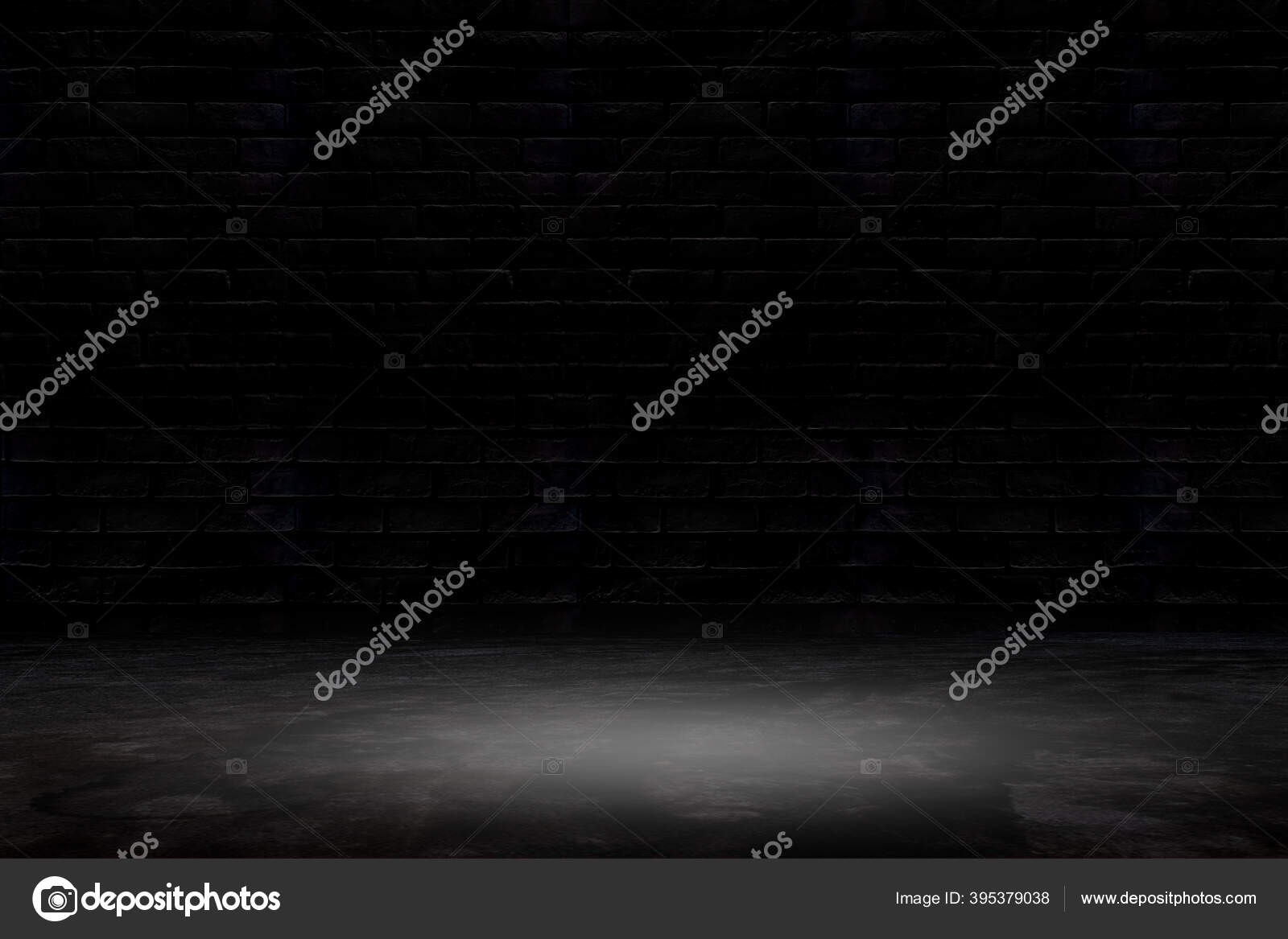 Old Grunge Dark Room Empty Black Room Spotlight Concrete Ground — Stock ...