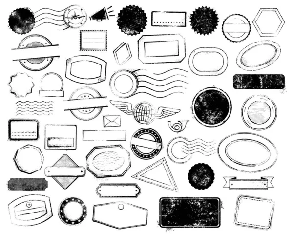 Postage Stamp Border Vector