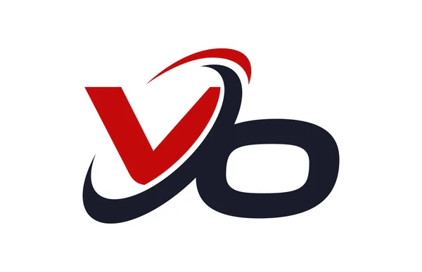 Logo Swoosh Global Red Letter Vector Concept Stock Vector by ...