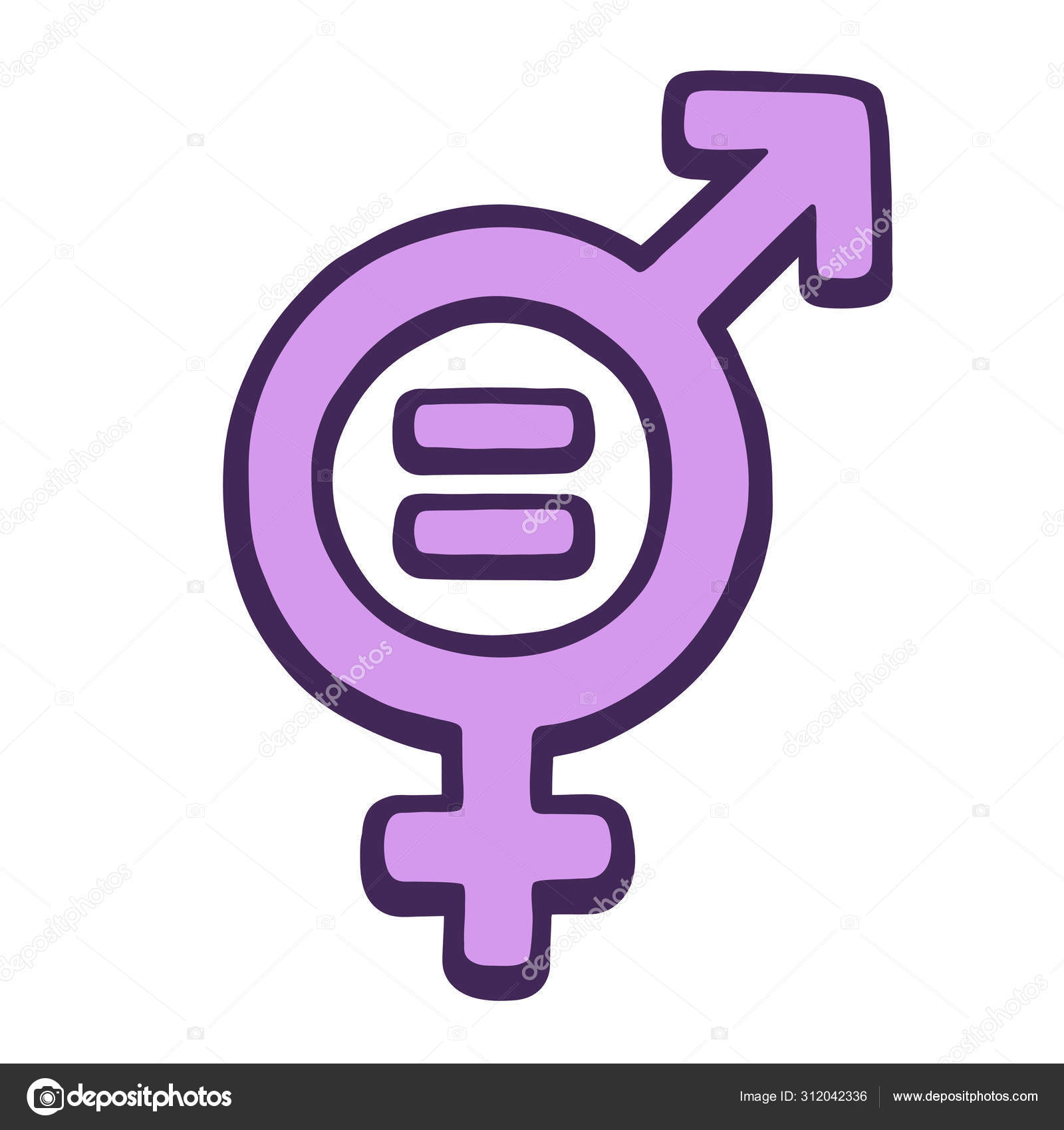 Purple Equal Sign