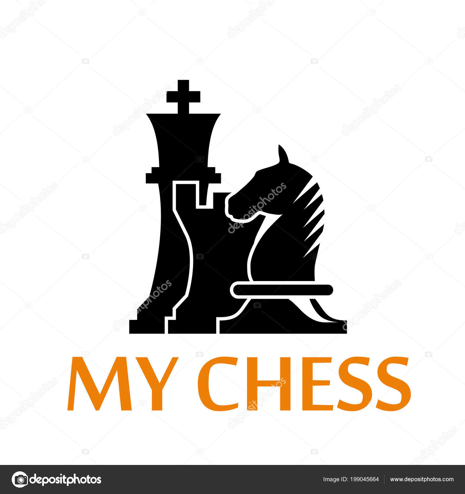 Vector Sign King Horse Tower Chess Stock Vector Image by ©LuckyTD ...