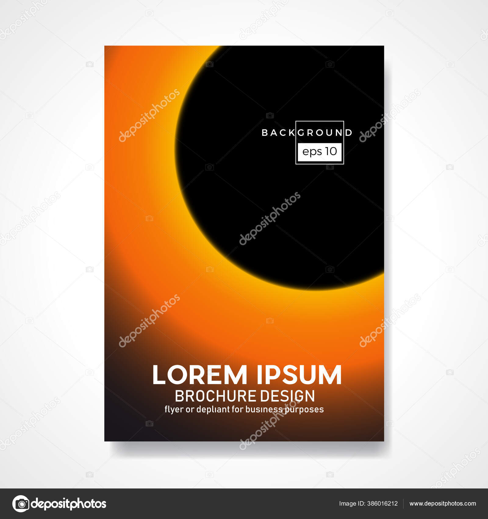 Astronomical Phenomenon Full Total Solar Eclipse Scientific Background ...