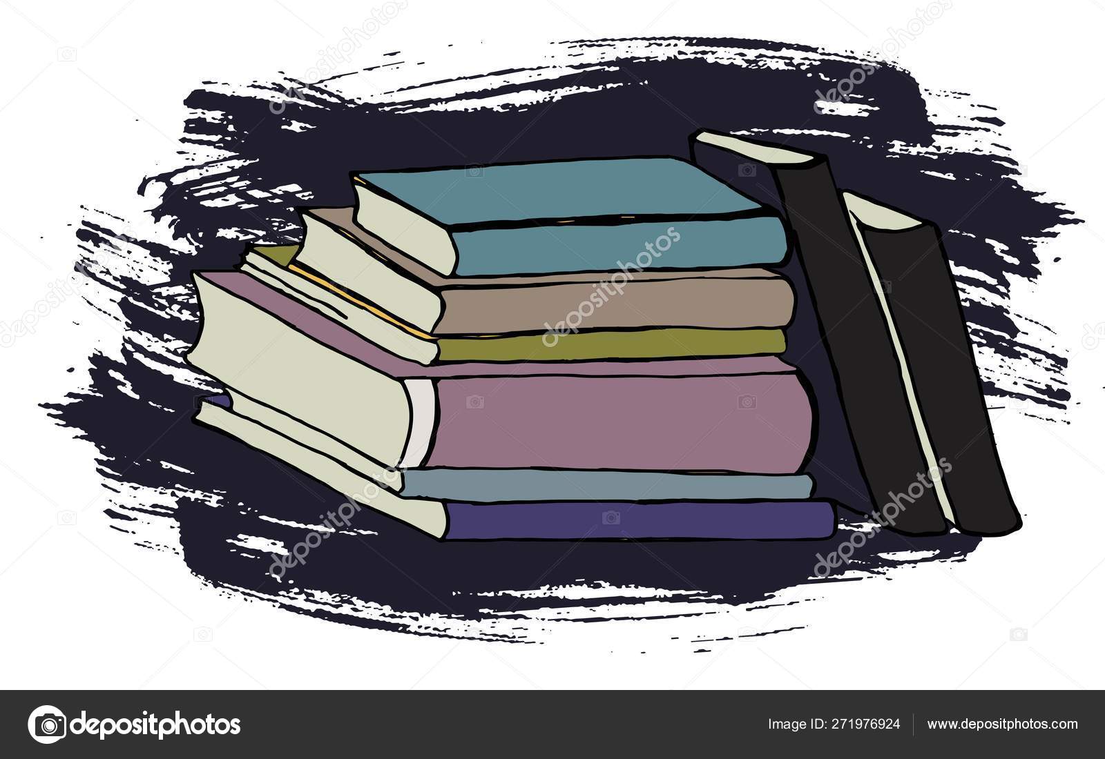 Book hand lettering for your design. Stock Vector by ©VeronikaM 271976924