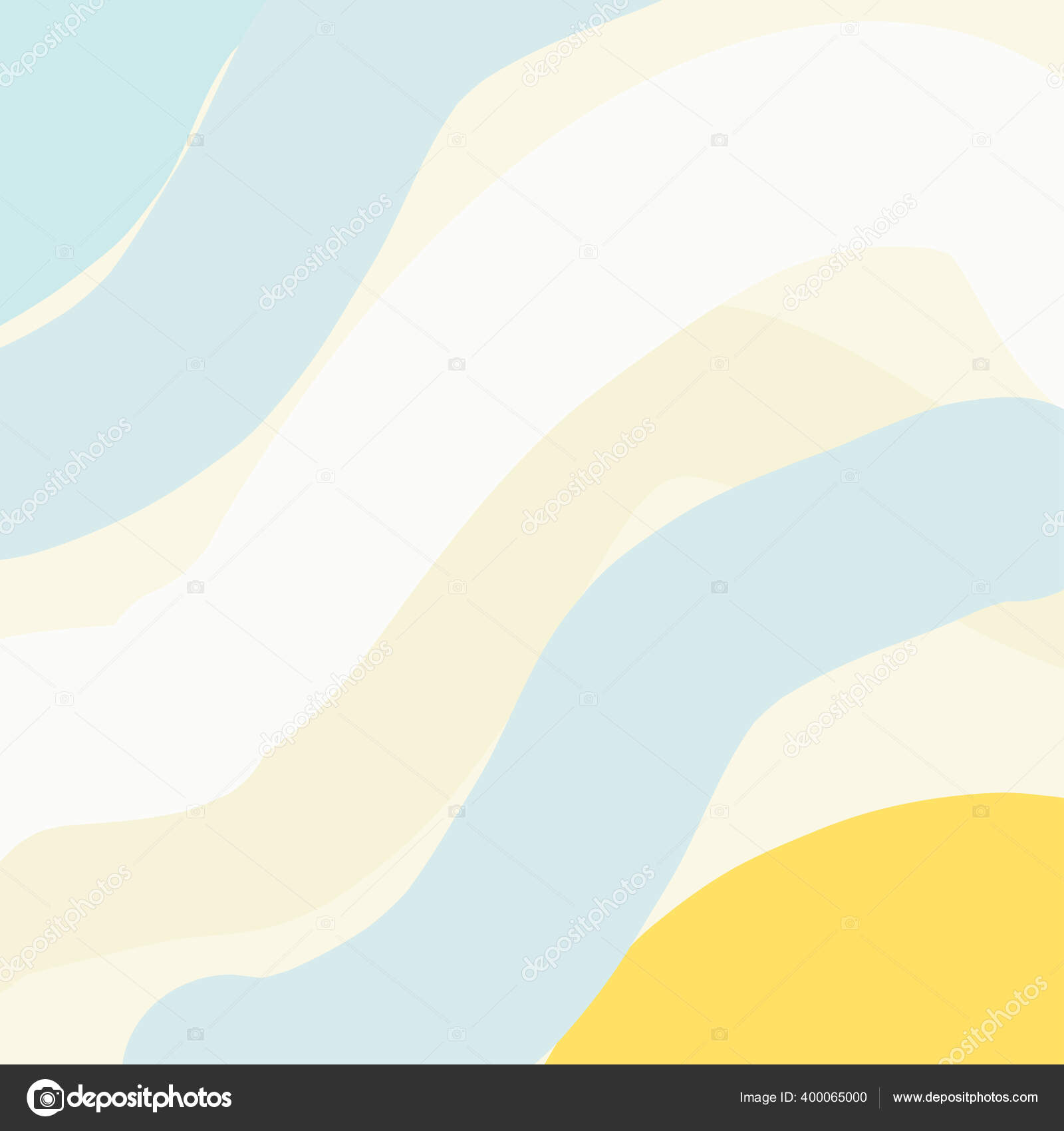 Simple Abstract Background Your Design Blue Yellow Colors Stock Vector ...