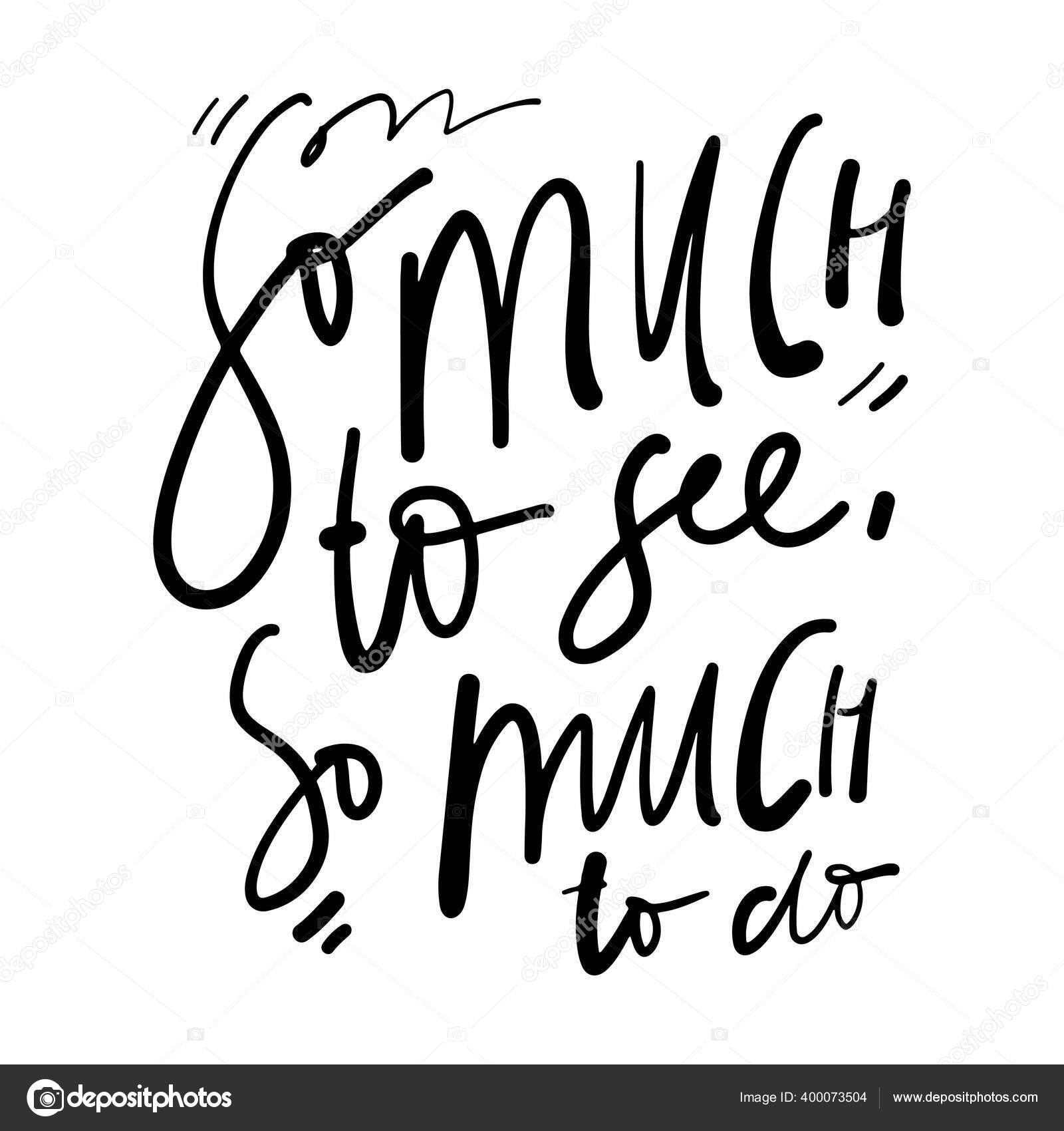 Hand Lettering Illustration Book Quotes Library Cafe Stock Vector Image ...