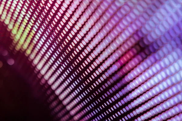 CloseUp LED blurred screen. LED soft focus background. abstract ...
