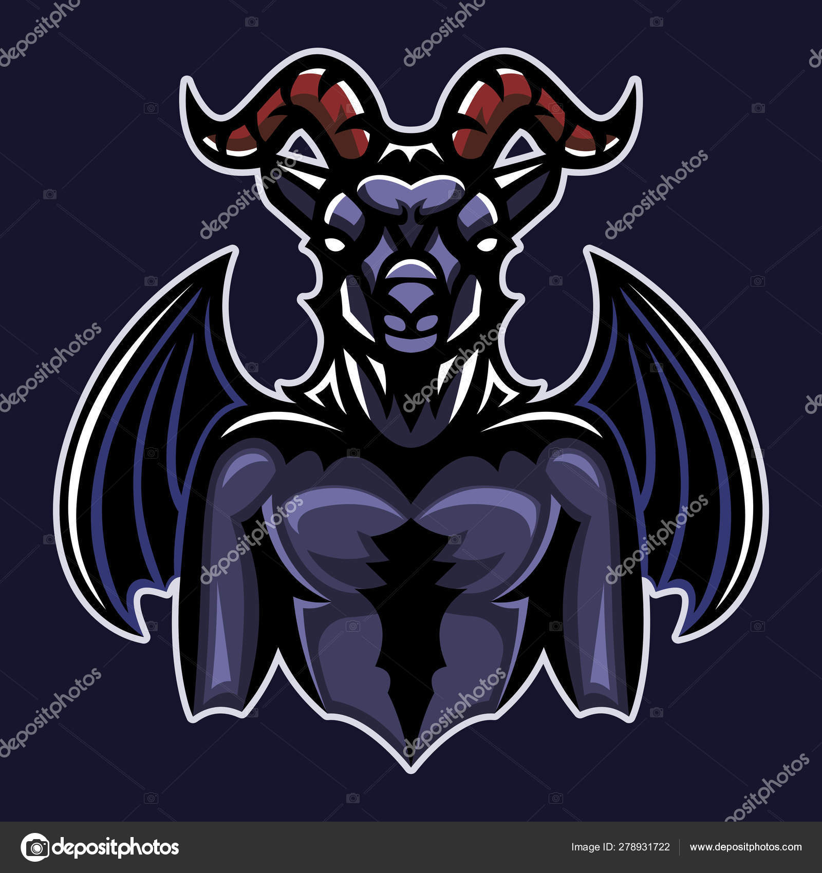 Evil Goat Logo "EVIL GOAT" Goat Simulator