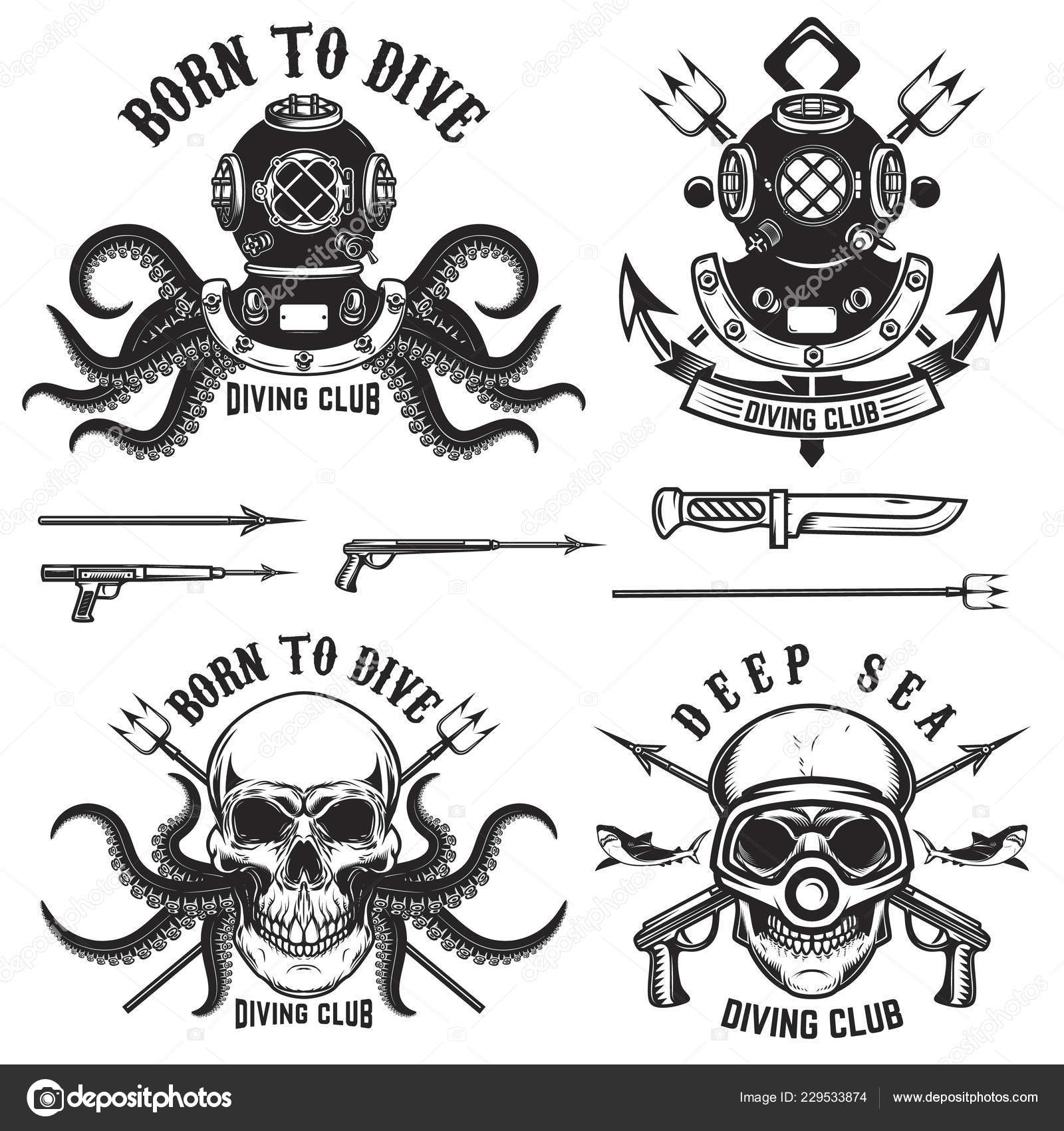 Scuba Logo Templates