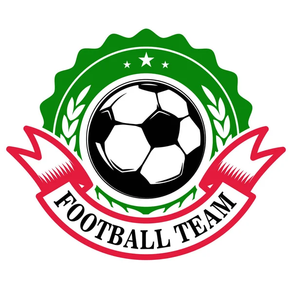 Soccer Football Emblems Design Element Logo Label Emblem Sign Vector ...