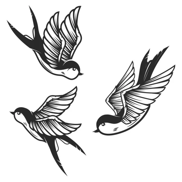 Sparrow Tattoo Clipart