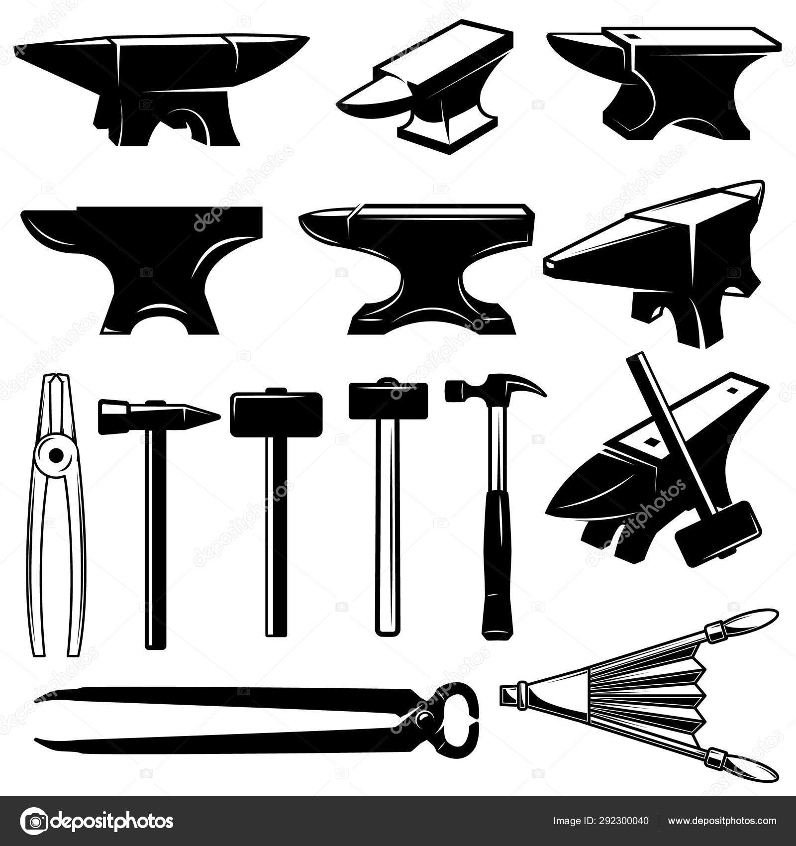 Blacksmith Tongs Clip Art