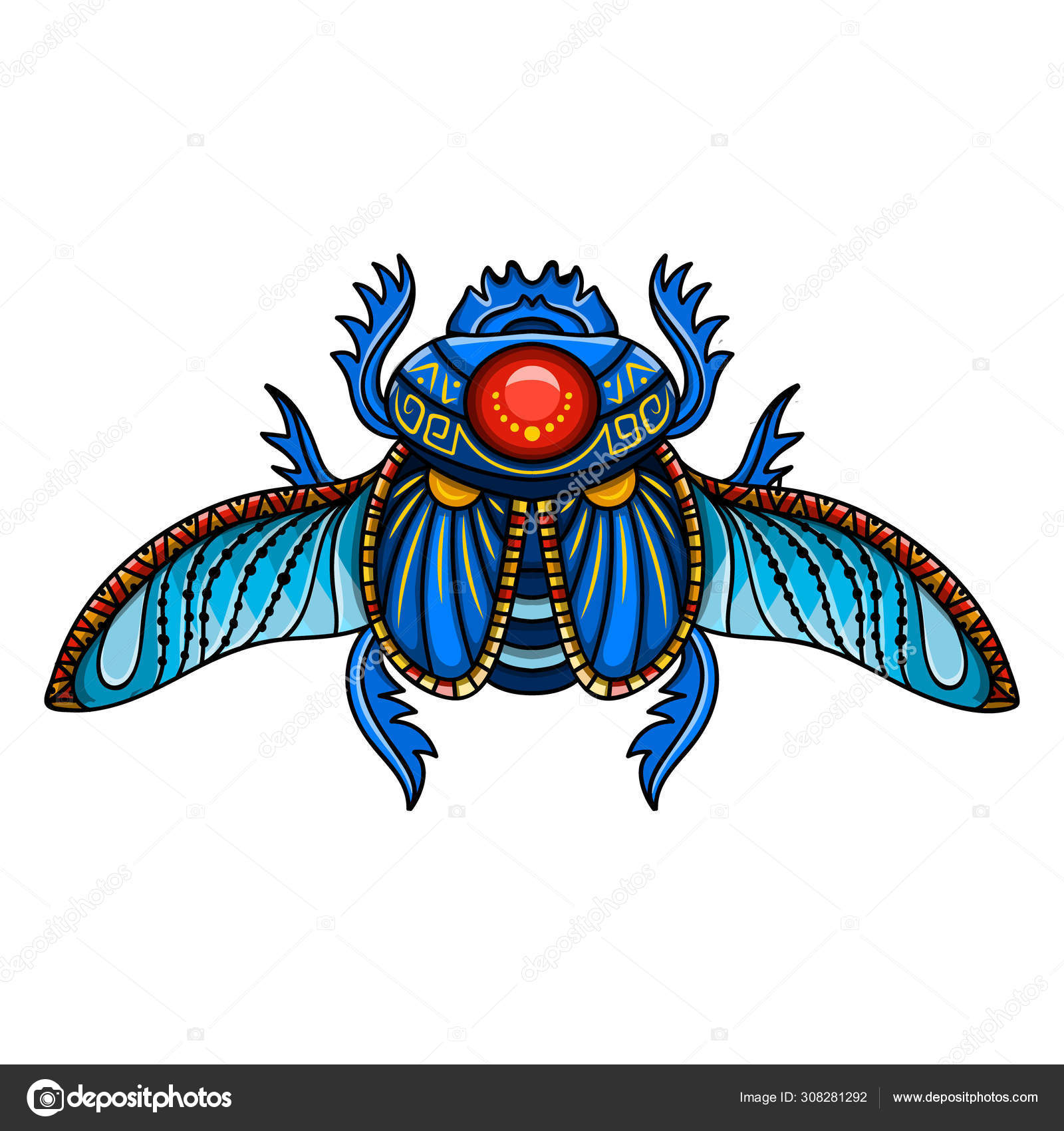 Egyptian Scarab Symbol