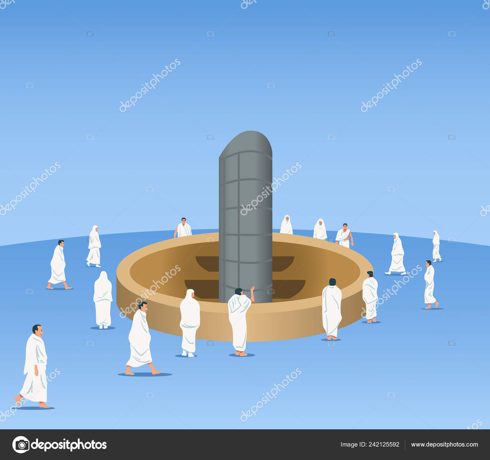 Islamic Pillar Vector