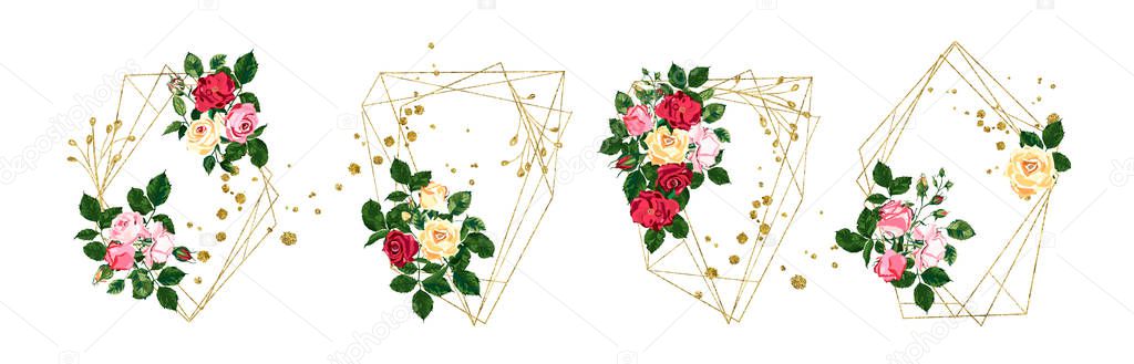 Yellow roses Vector Art Stock Images | Depositphotos