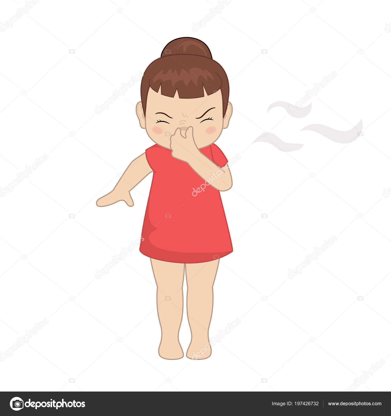 Nose Smelling Clipart