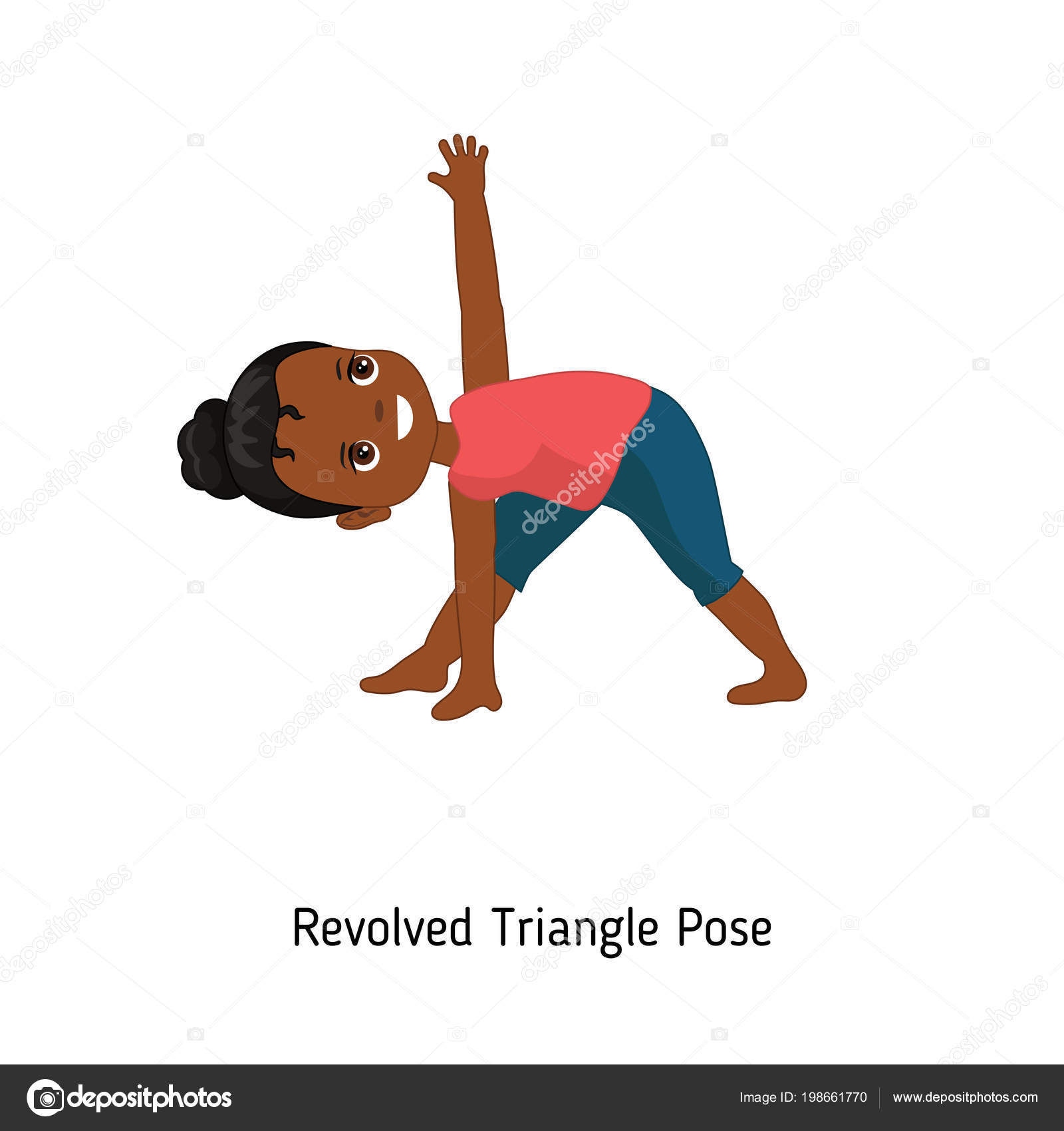 Revolved Triangle Pose Yoga