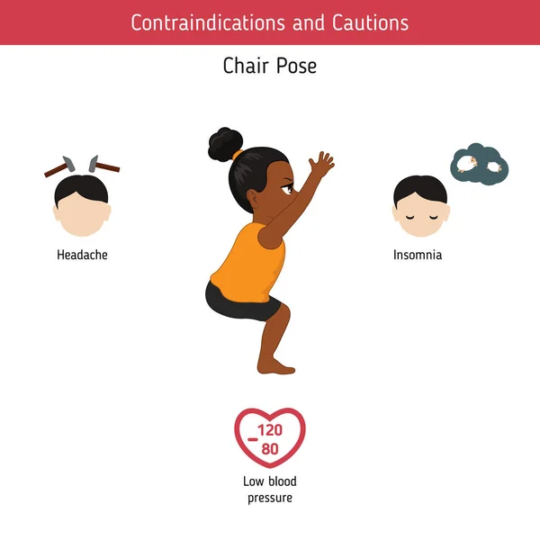 Infographics Yoga Pose Contraindications Big Toe Yoga Pose Cartoon ...