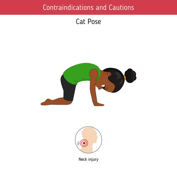 Infographics Yoga Pose Contraindications Big Toe Yoga Pose Cartoon ...