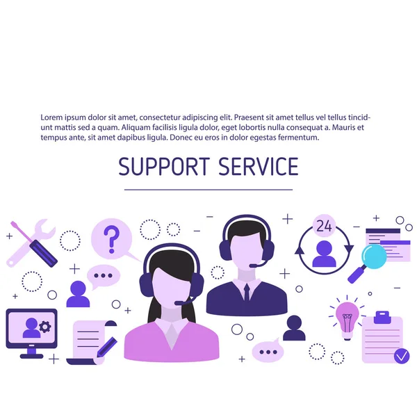 Support service icons Stock Vector Image by ©NinaMunha #308000294
