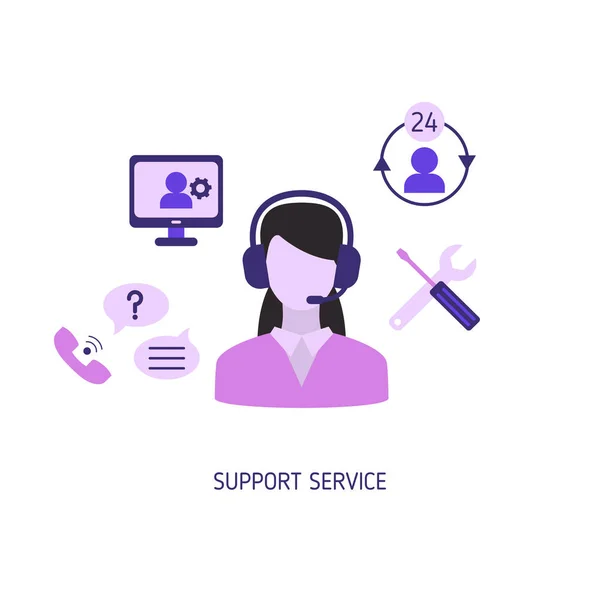100,000 Customer support flat Vector Images | Depositphotos