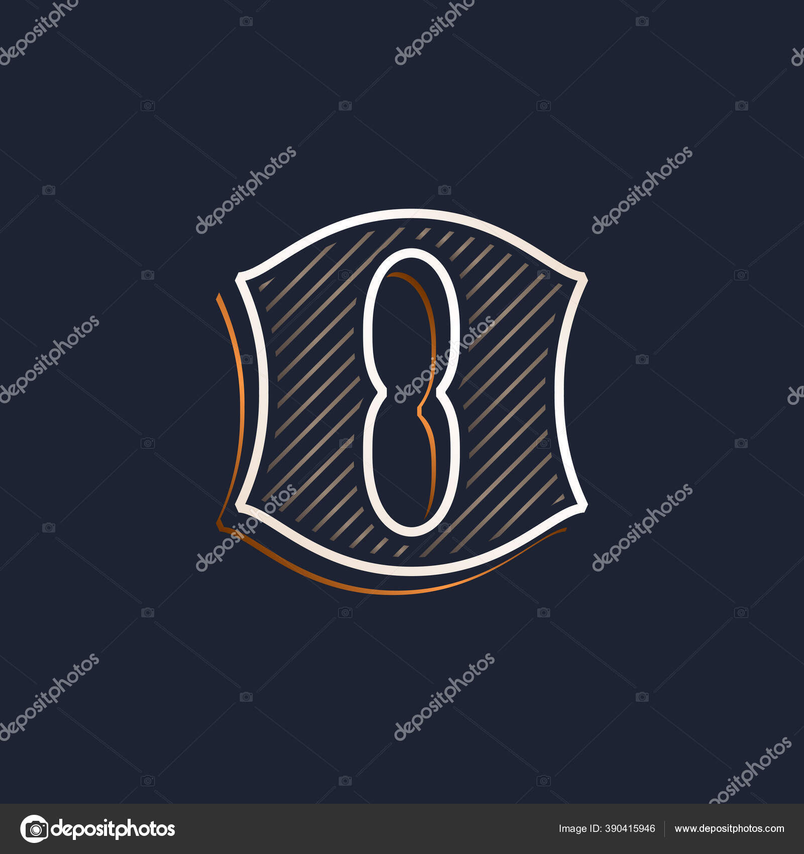 Vintage Letter Logo Line Decoration Classic Serif Lettering Vector Font ...