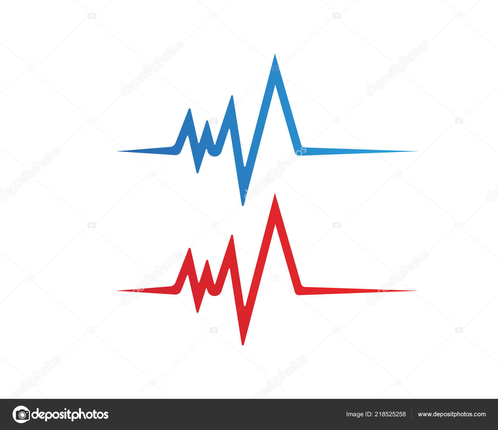 Heart Beat Line Vector — Stock Vector © Hatigraphic #218525258