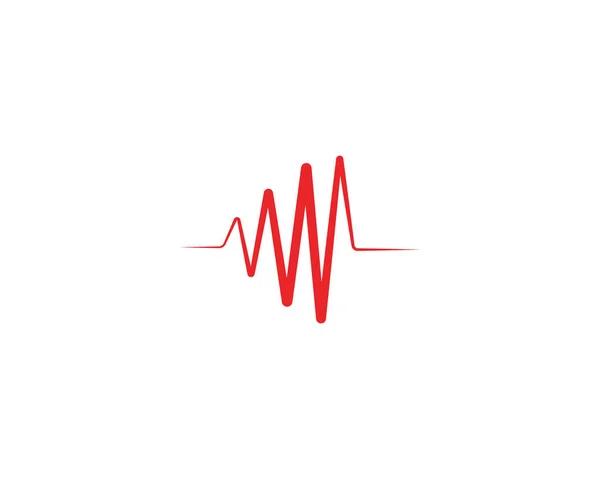 Heart Beat Wave Logo Line — Stock Vector © Hatigraphic #239857102