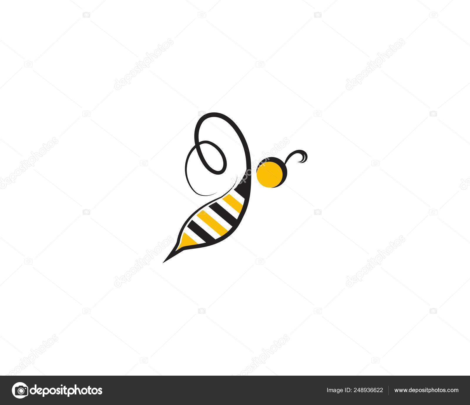 Bee logo and symbol vector templates Stock Vector Image by ©Hatigraphic ...