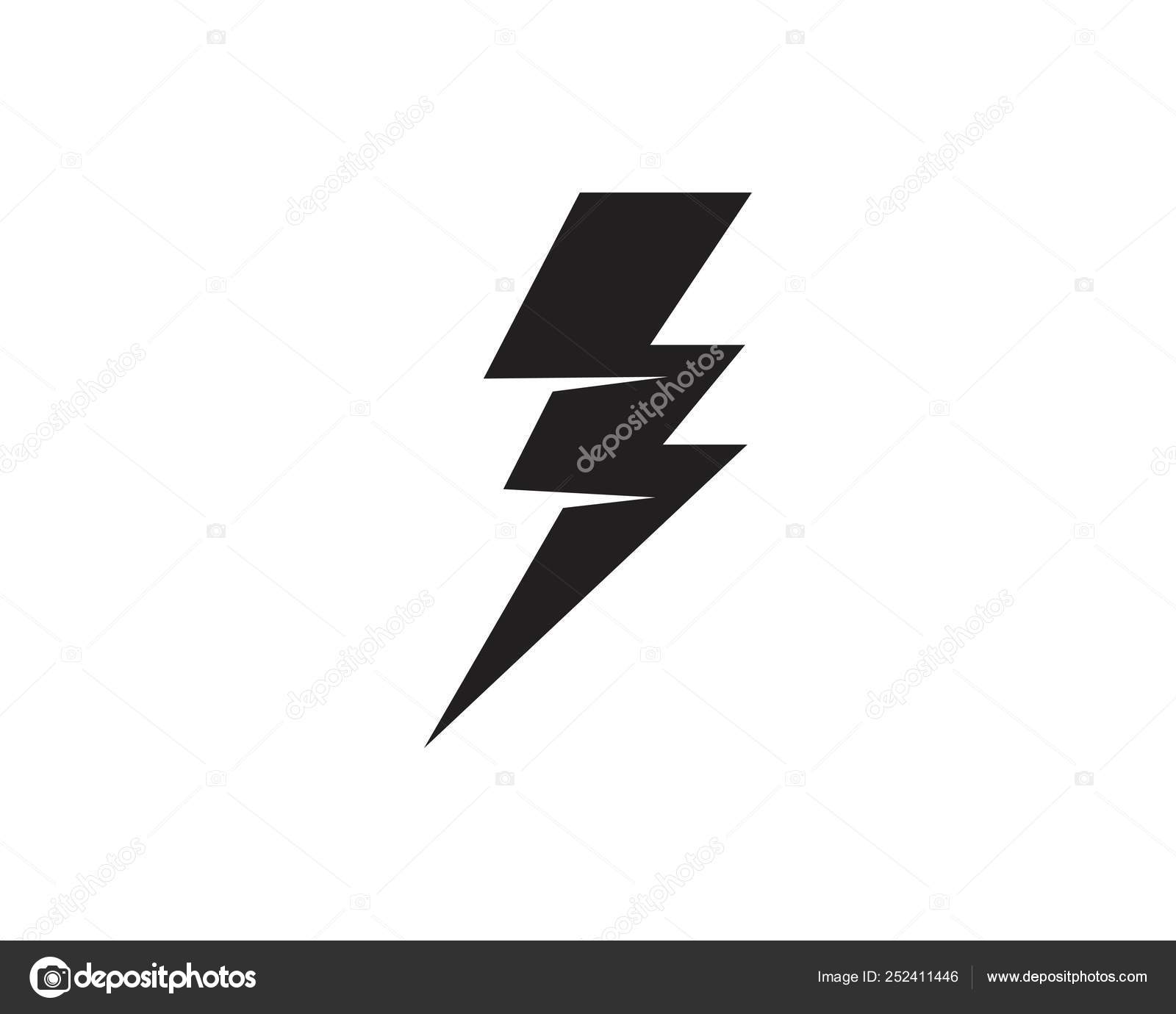 Flash thunderbolt Template vector icon illustration vector Stock Vector ...