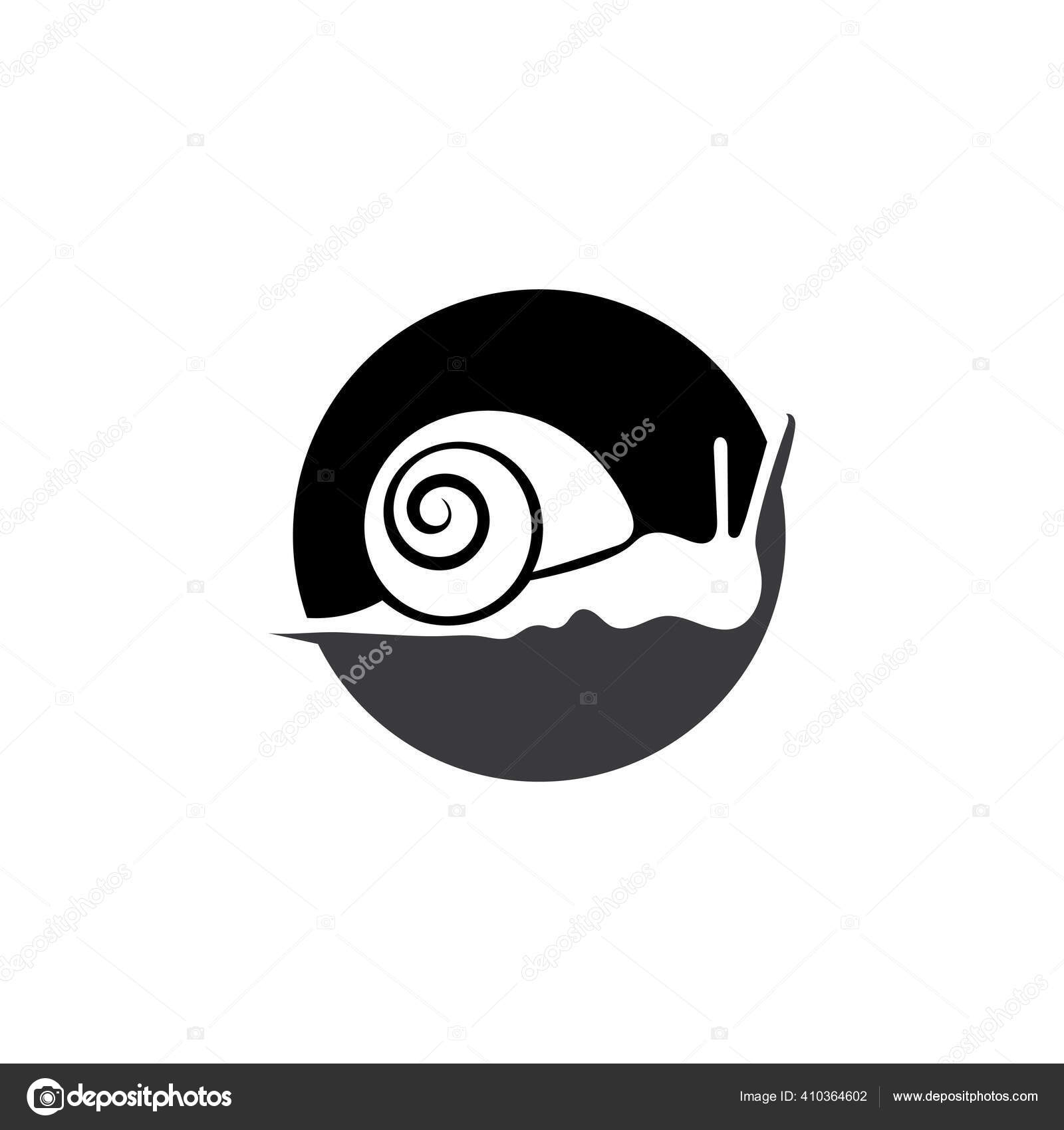 Snail Animal Logo Symbol Template Stock Vector by ©Hatigraphic 410364602