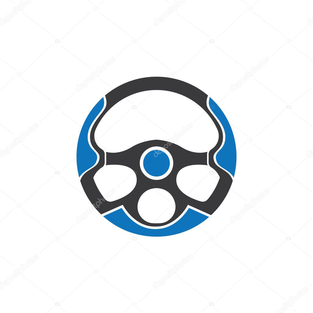 Volante Vector Imagen Logo Vector de stock por ©Hatigraphic 413103398