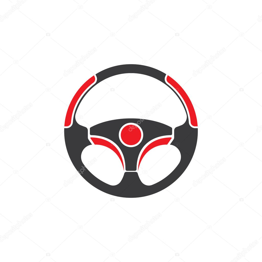 Volante Vector Imagen Logo Vector de Stock de ©Hatigraphic 413103432