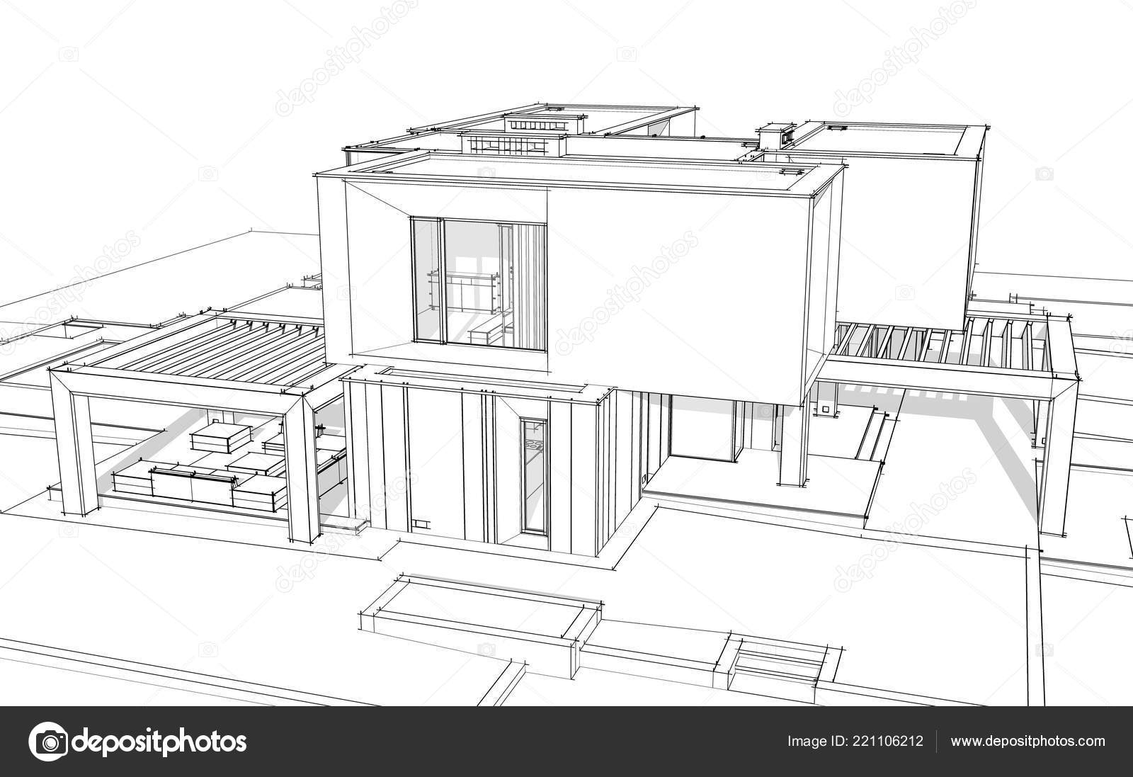 Hus Design Tegninger 3d Visualisieren Sie Das Architektonische
