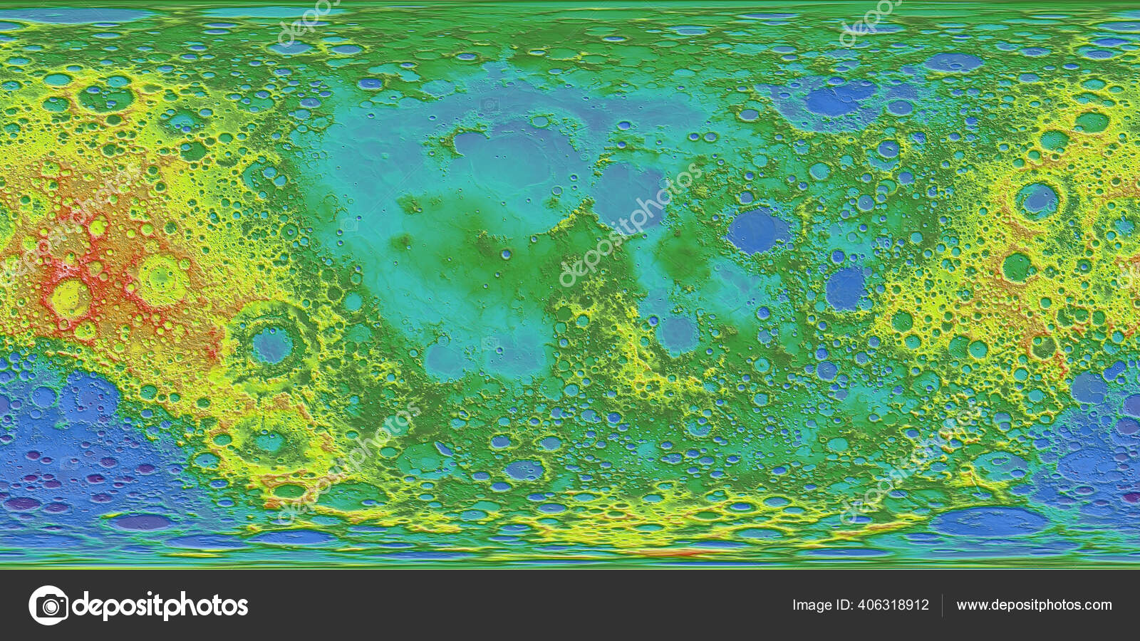 Topography Of The Moon