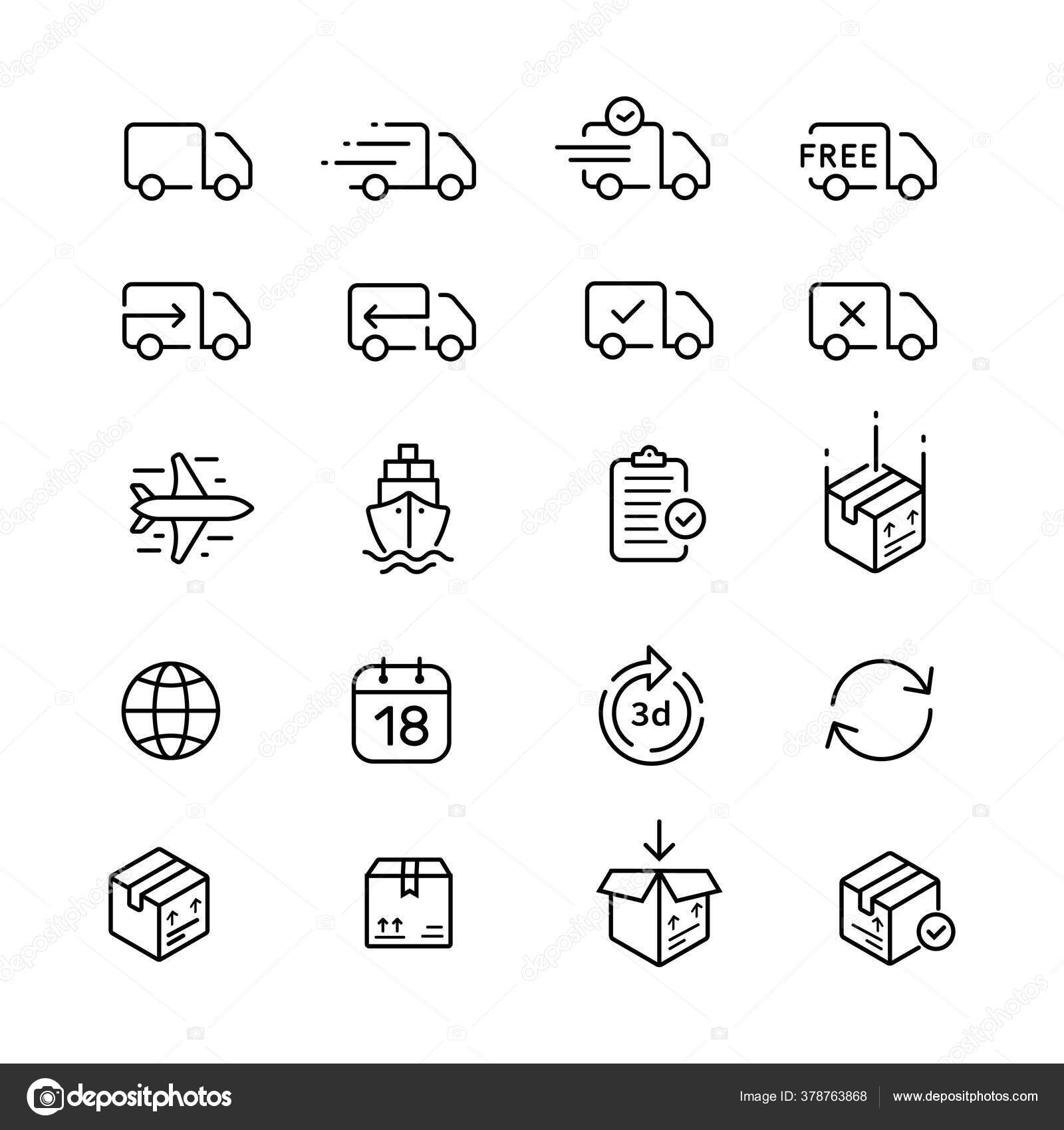 Shipping Icons Free Download