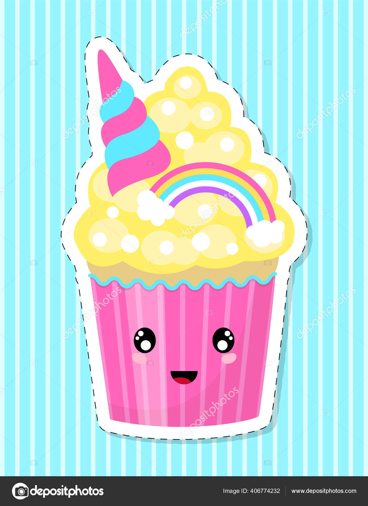 Cute Animated Cupcakes