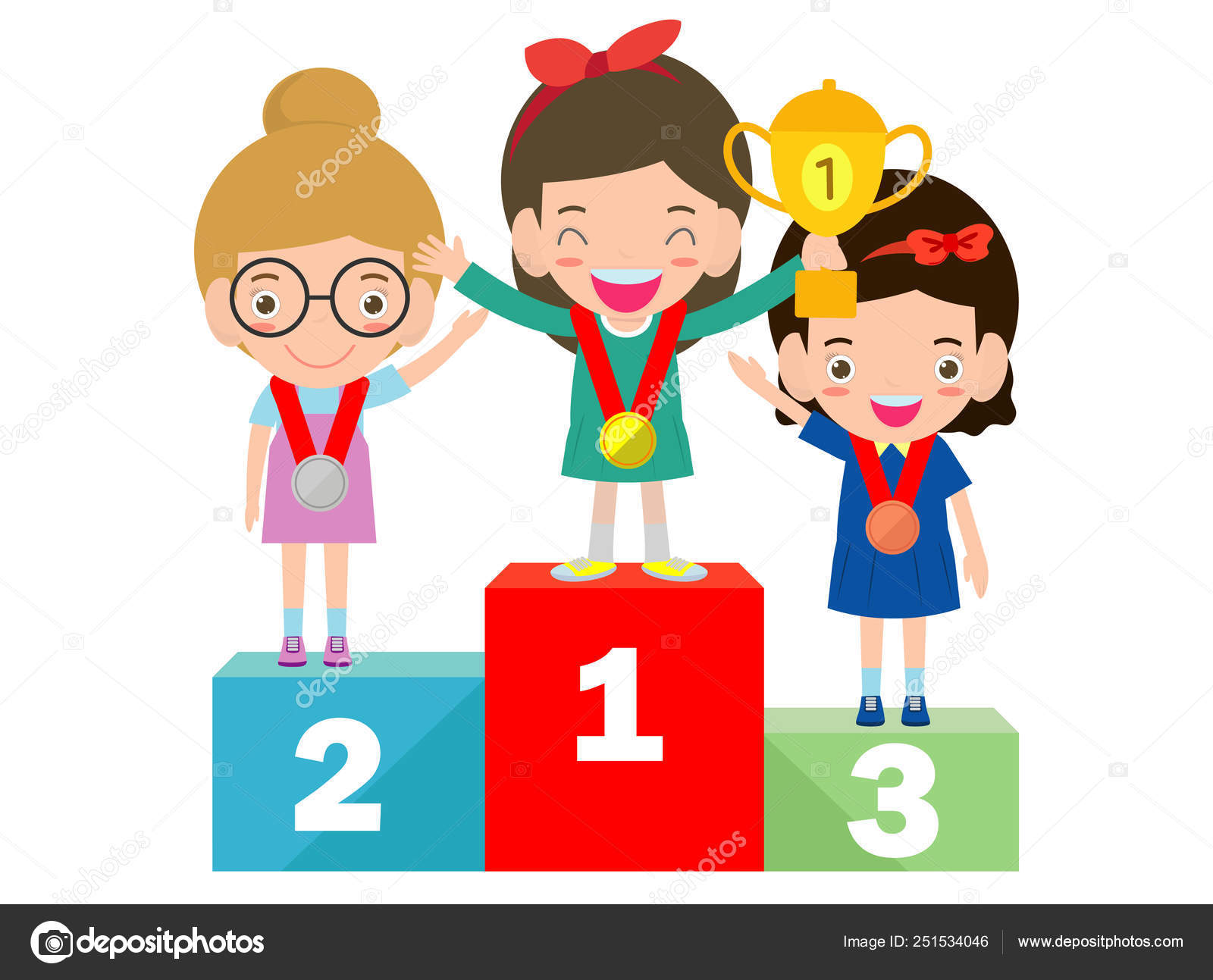 Competitors Clipart Of Children