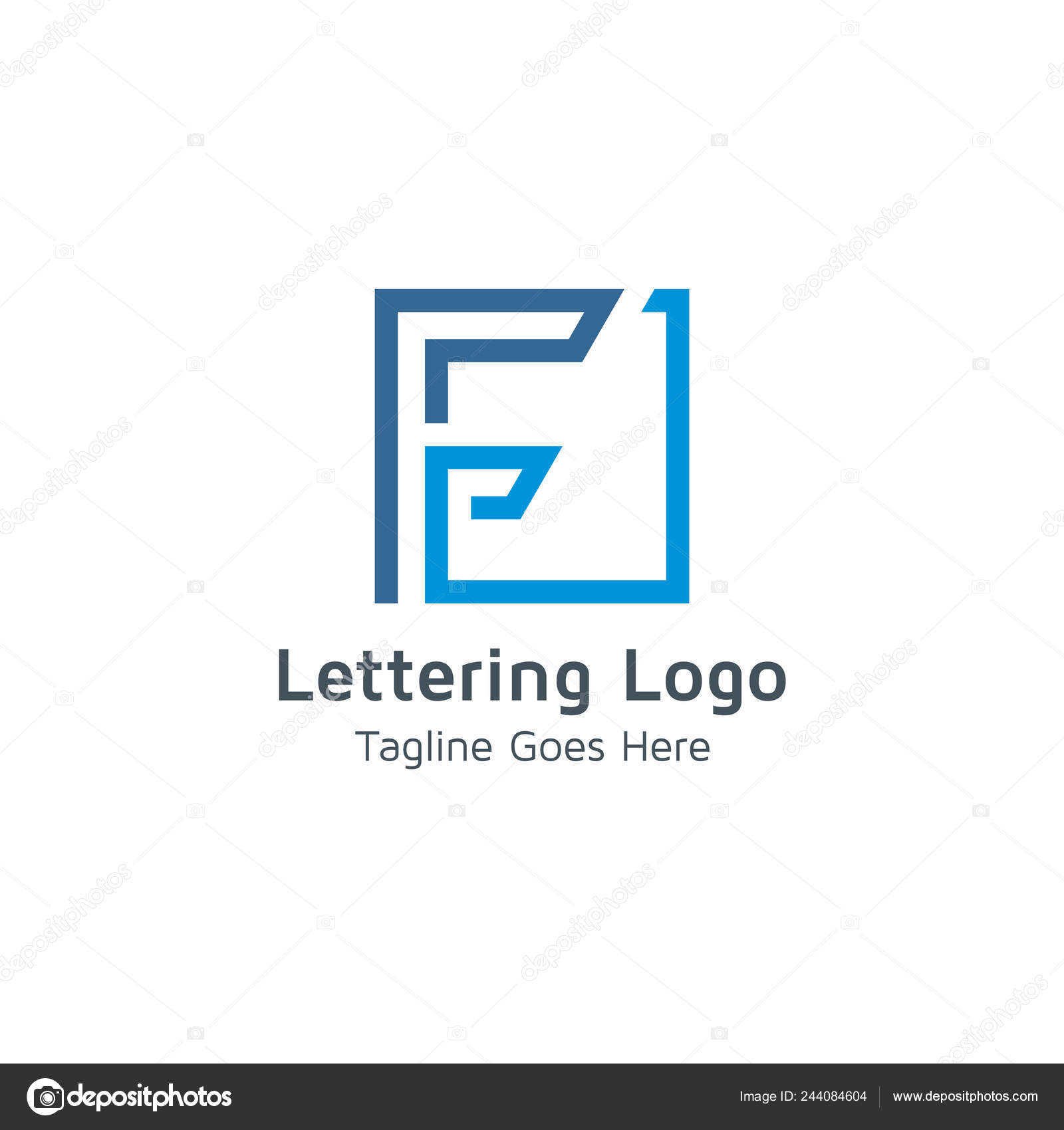 Letter Logo Design Suitable Trade Business Brands Stock Vector by ...