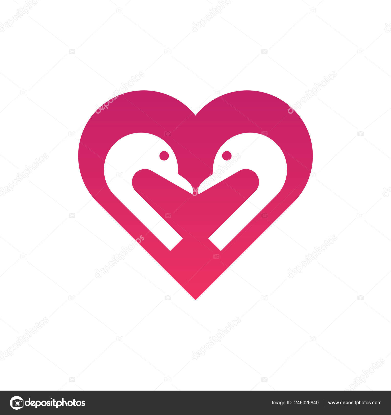 Heart Love Romantic Logo Design Stock Vector Image by ©Acongraphic ...