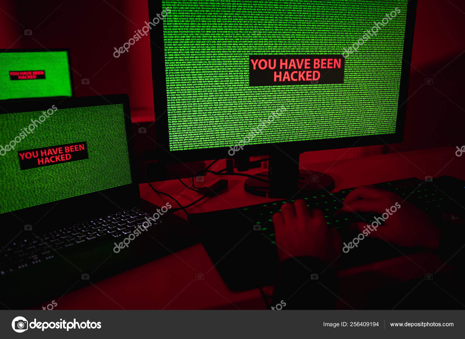 Crop hands stopping hack — Stock Photo © kegfire #256409194