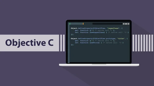 Version Control Git Programming Script Development Laptop Line Vector Illustration Stock Vector ...